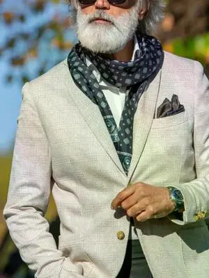 ELIZABETTA Ancona Scarf - Blue