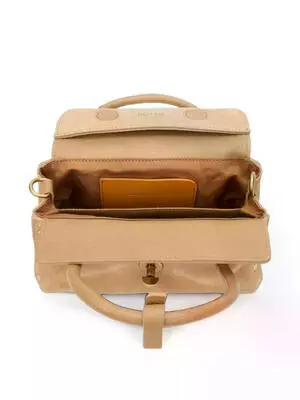 ZANELLATO Dotta Stud-embellished Tote Bag - Neutrals