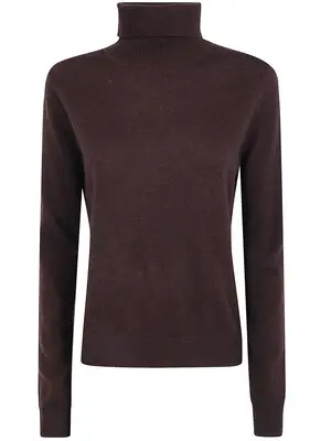 ABSOLUT CASHMERE Turtleneck Sweater "themys - Brown