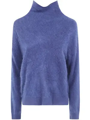 ABSOLUT CASHMERE Turtleneck Sweater "solange - Blue