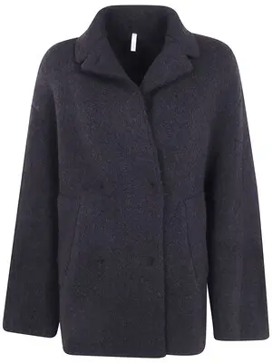 BOBOUTIC Double-breasted Jacket "bob`s Coat - Brown