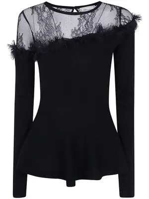 Blumarine Lace Up Sweaters For Women