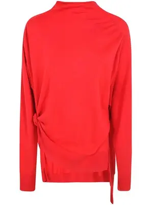 Magda Butrym Turtleneck Sweater Twist - Red