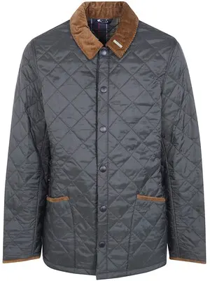 Barbour Quilted Jacket "herit Liddesdale - Gray