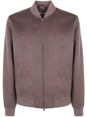 MC2 SAINT BARTH Wool Bomber Jacket "camden - Brown
