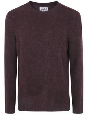 MC2 SAINT BARTH Round Neck Sweater "regent - Brown