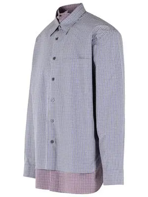 Dries Van Noten Navy Cotton Shirt