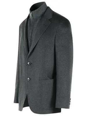 Zegna Oasi Beaver' Grey Cashmere Jacket