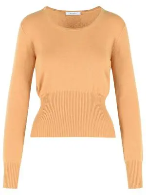 Max Mara Vetta' Wool And Cashmere Yarn Sweater - Brown