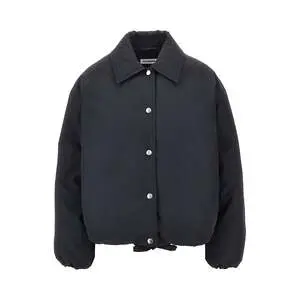 JIL SANDER Boxy Fit Down Jacket - Black