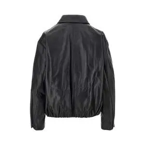 ARMA Melis' Leather Aviator Jacket