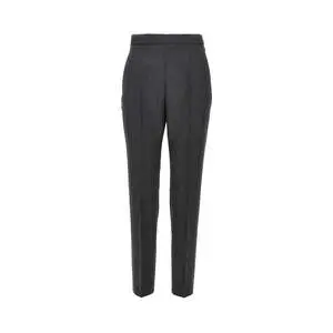 JIL SANDER Pinstriped Wool Tailored Pants