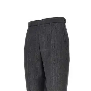 JIL SANDER Pinstriped Wool Tailored Pants