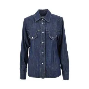 Seafarer America' Denim Shirt - Blue