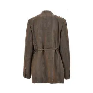 Dries Van Noten Embroidered Oversized Double-breasted Jacket