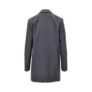 JIL SANDER Fil-à-fil Wool Tailored Jacket