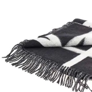 TOTEME Brushed Wool Monogram Scarf