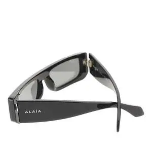 Alaïa Rectangular Shield Sunglasses - Black