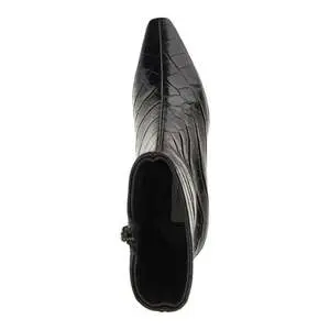 TOTEME Croco-embossed Leather Ankle Boots