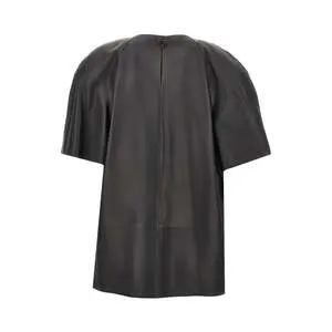 TOTEME Nappa Leather Cocoon Top