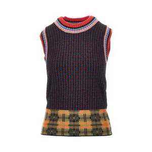 Dries Van Noten Jacquard Wool-blend Vet - Multicolor