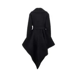 Alaïa Wool Robe Coat With Belt