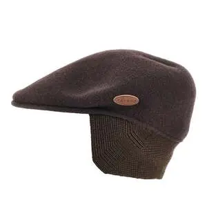 KANGOL Wool 504 Earflap Hat An - Brown