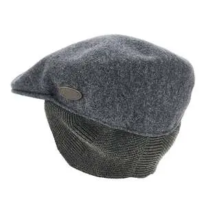 KANGOL Wool 504 Earflap Hat An - Grey