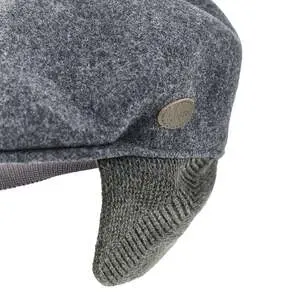 KANGOL Wool 504 Earflap Hat An - Grey