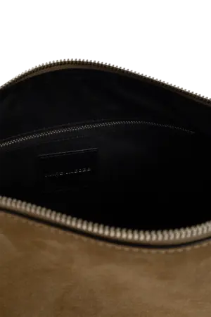 Marc Jacobs Suede Logo Bag