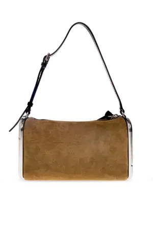 Marc Jacobs Suede Logo Bag