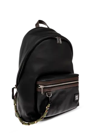 Dsquared2 Leather Backpack With Logo