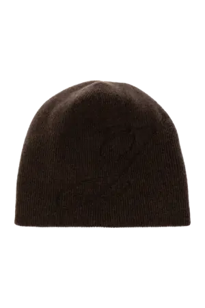 Jacquemus J’ Beanie Hat - Brown