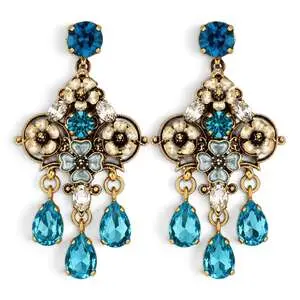 VSTYLE Floral Swarovski Chandeliers - Blue