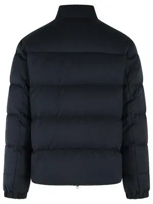 Zegna Navy Polyester Jacket - Blue