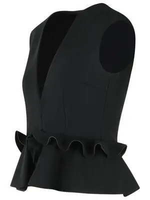 ROTATE BY BIRGER CHRISTENSEN Polyester Top - Black