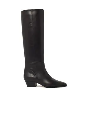 AeydĒ Medea' Mocha Leather Boots - Brown