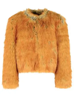 STAND STUDIO Karly' Polyester Eco Fur 'natural Fox - Orange