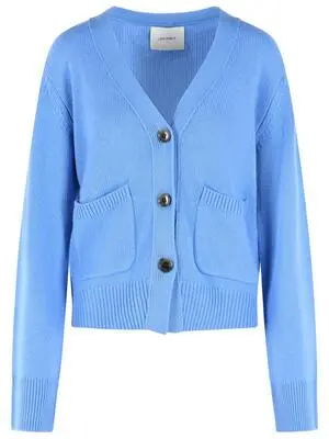 LISA YANG Danni' Light Cashmere Cardigan - Blue