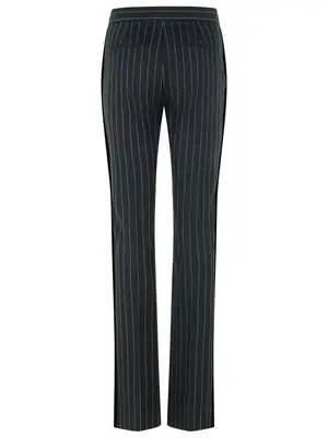 Sportmax Ricordo' Slim Flare Pants In Stretch Wool