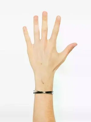 AGNES B. Couple Bangle Logo Bracelet