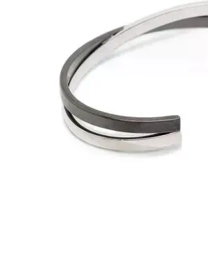 AGNES B. Couple Bangle Logo Bracelet
