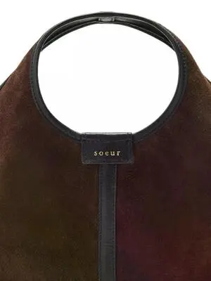 Soeur Mini Douce Suede Toto Bag - Brown