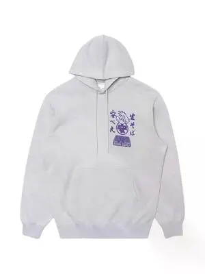 Edwin Sora Yasube Graphic-print Hoodie - Grey