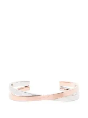 AGNES B. Couple Bangle Logo Bracelet - Pink