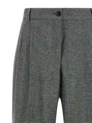 Dolce & Gabbana Prince Of Wales Trousers - Gray