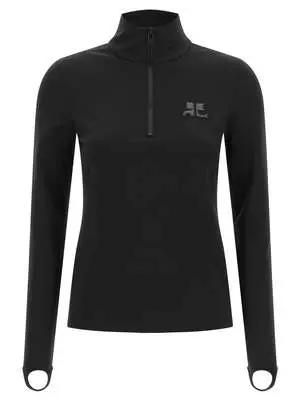 COURREGES Second-skin' Sweater - Black
