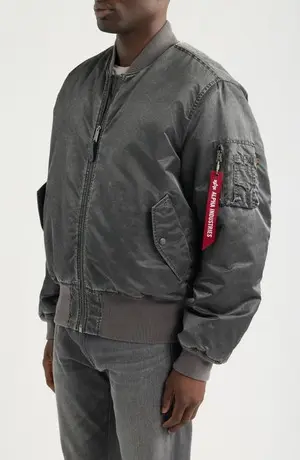 Alpha Industries Ma-1 Heritage Fit Flight Jacket - Black