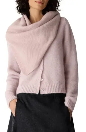 Eileen Fisher Cashmere Handkerchief Scarf - Opal