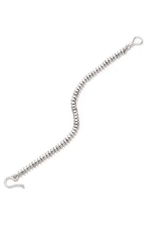 EDDIEBORGO Discus Link Bracelet - Silver